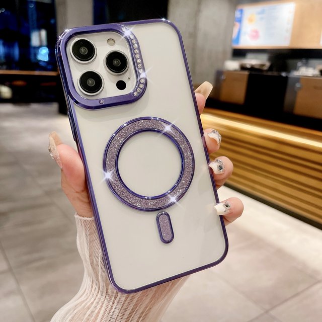 for iPhone 12 Pro Max Clear Case, Compatible with Mag-Safe, Shockproof ...