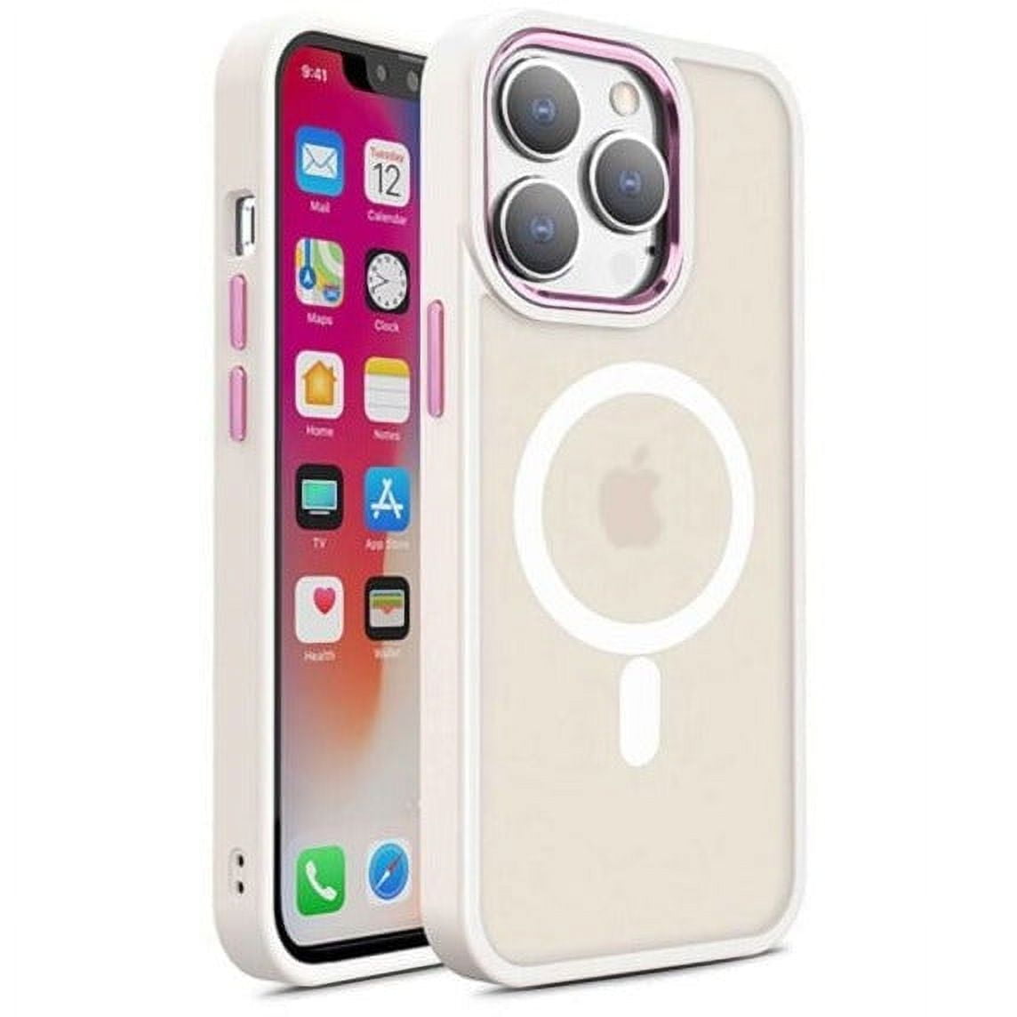 iPhone 12 Pro Max Clear Magnetic Transparent Case Rugged Lightweight ...