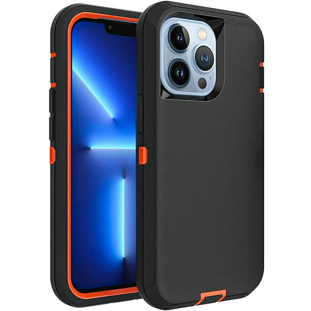 iPhone 12 Pro Max Heavy Duty Case {Shock Proof Case with 3 Layer Rubber ...