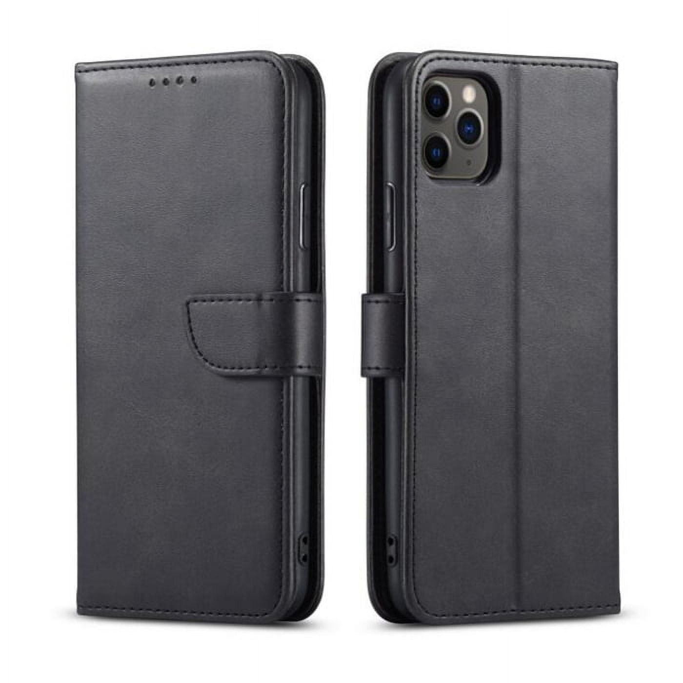 iPhone 12 Pro Max Leather Book Flip Cover - Walmart.com