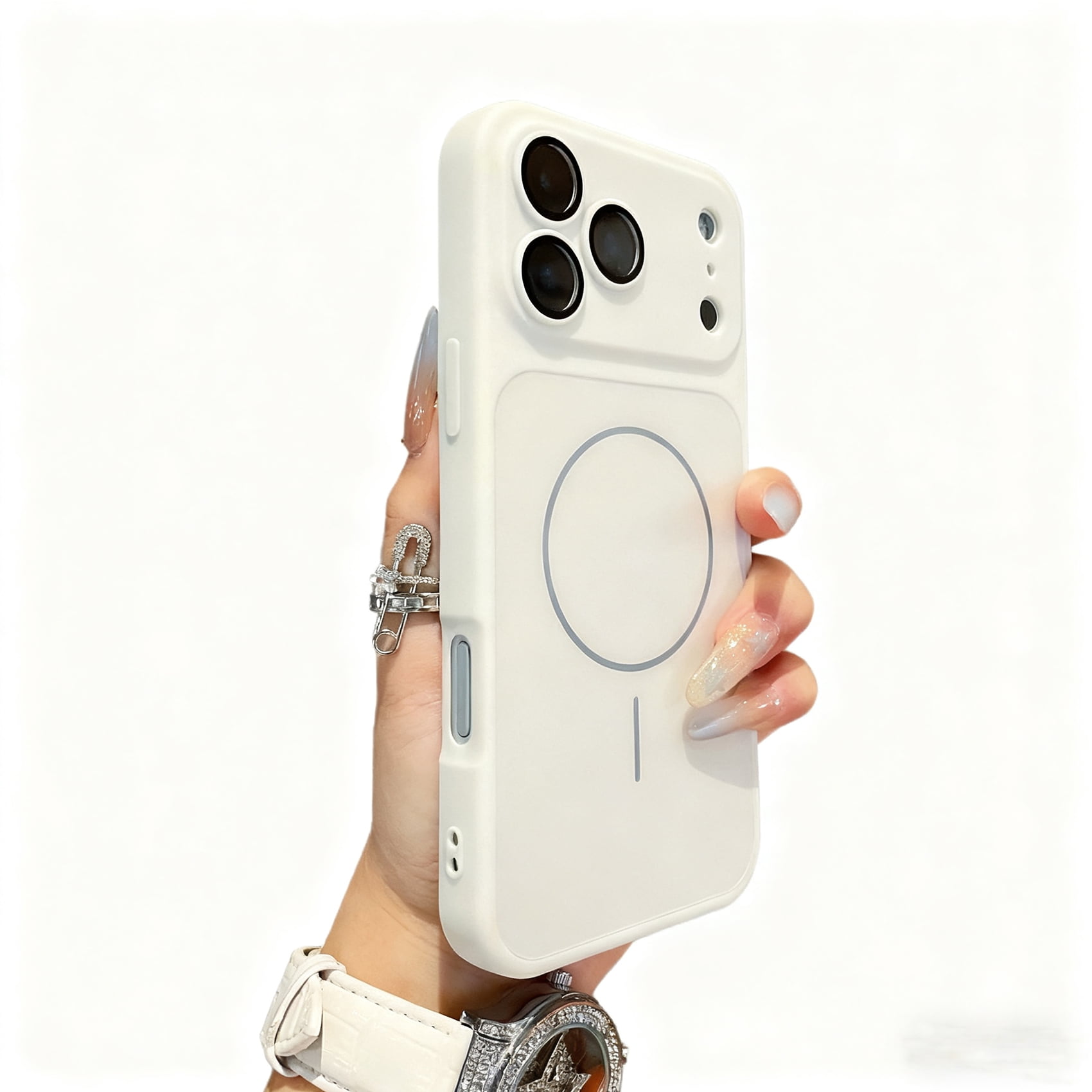 for iPhone 12 Pro Max Luxury Magnetic Case, Change to iPhone 17 Pro Max ...