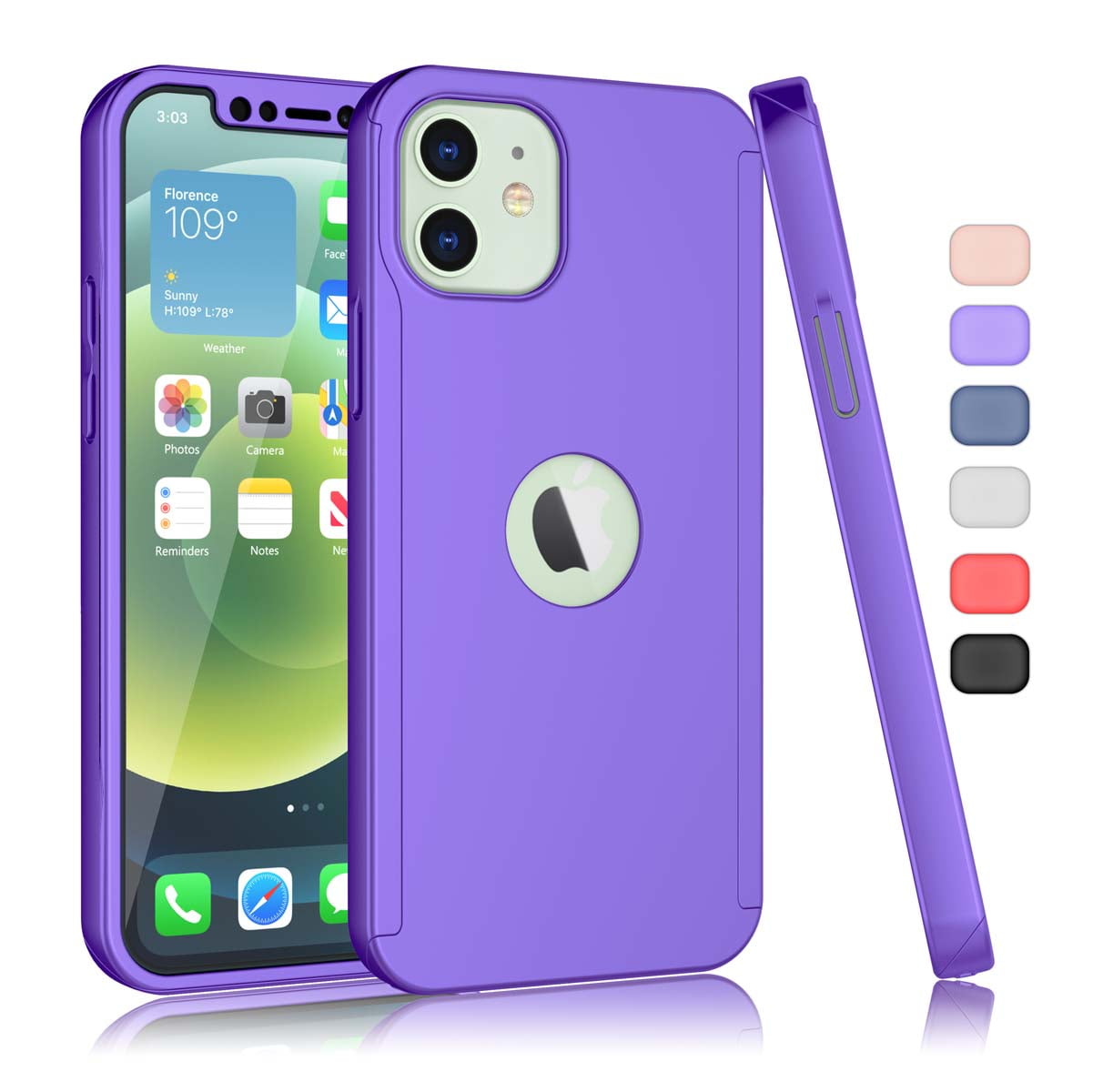 iPhone 12 Pro / iPhone 12 Mini / iPhone 12 Pro Max Case, Tekcoo [T360 ...