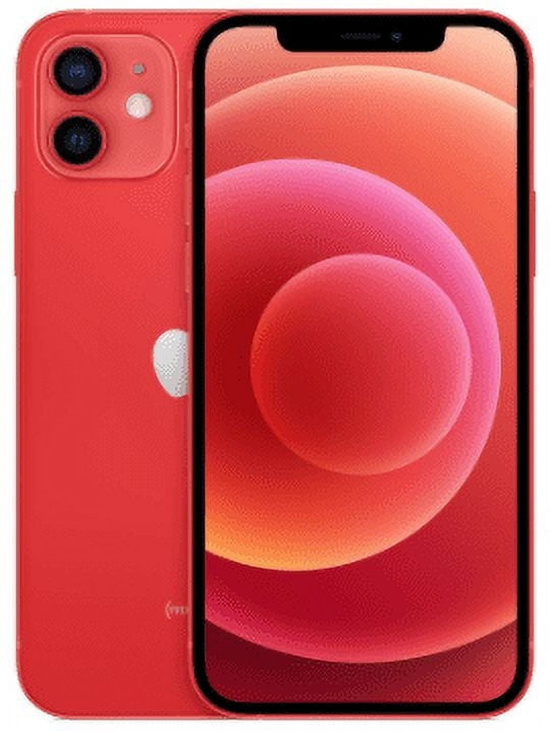 Pre-Owned iPhone 12 T-Mobile 64GB Red (Good) - Walmart.com