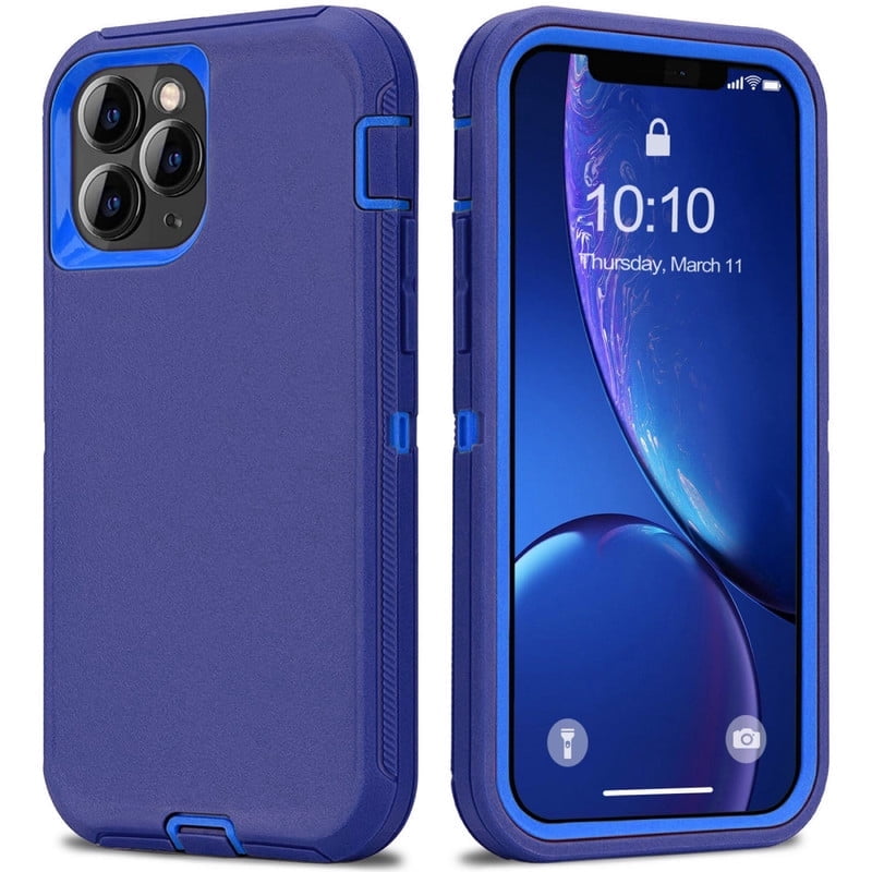 iPhone 12 / iPhone 12 Pro Case Shockproof Dust/Drop Proof 3 in 1 Full ...