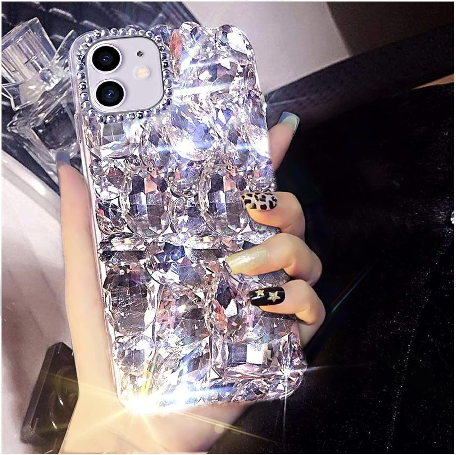 for iPhone 12 & iPhone 12 Pro Case for Women，very shiny Luxury Bling ...
