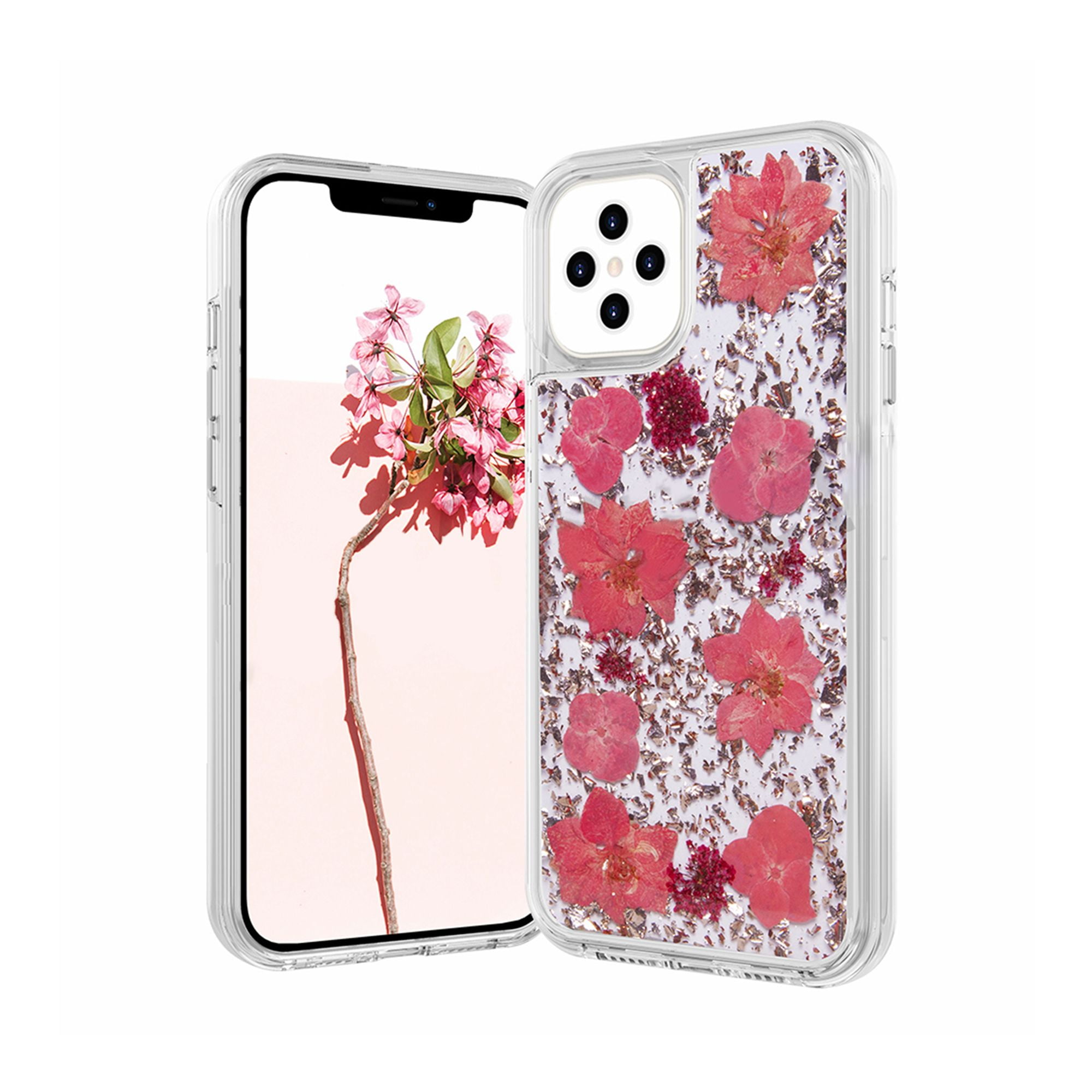 iPhone 12 mini Case Real Sliver Shells Handmade Resin Sturdy Case ...