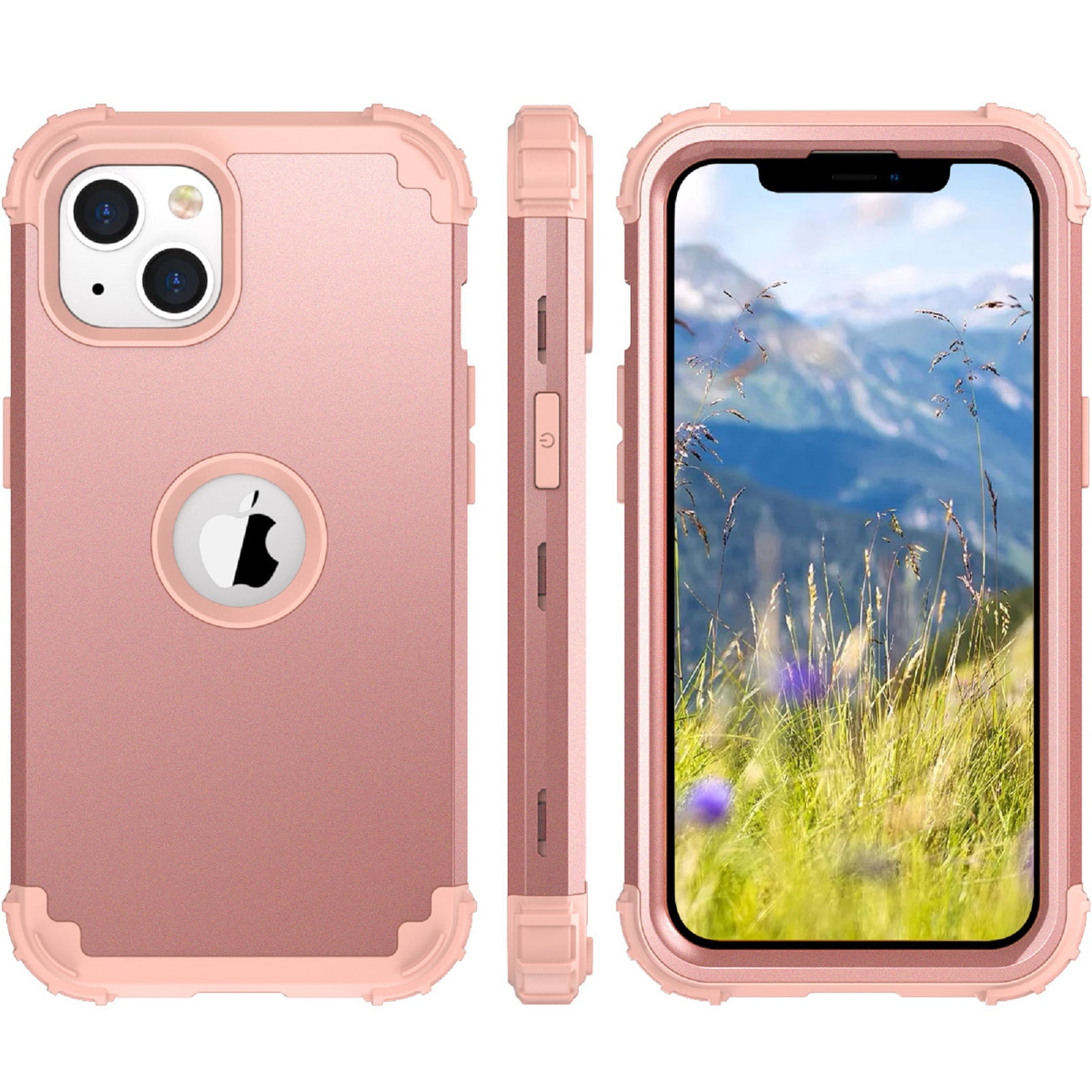 iPhone 13 Case 6.1",Decase Slim Hybrid Heavy Duty Rugged Defender Armor ...