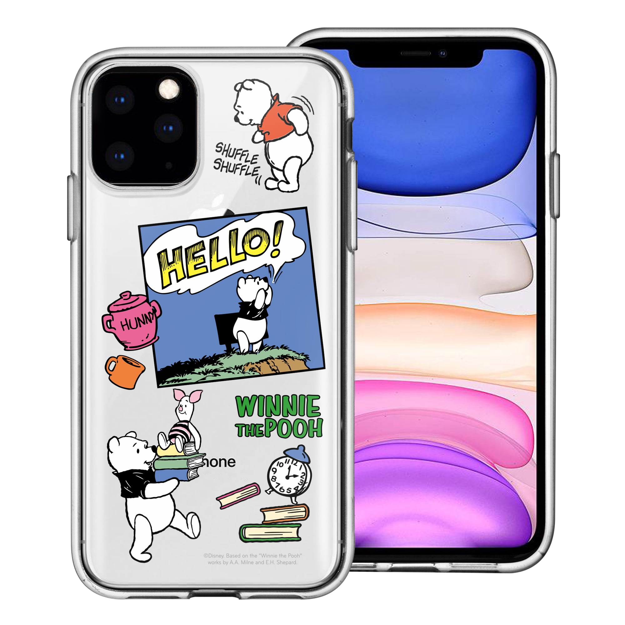iPhone 13 Case (6.1inch) Clear TPU Cute Soft Jelly Cover - Pooh Comic ...