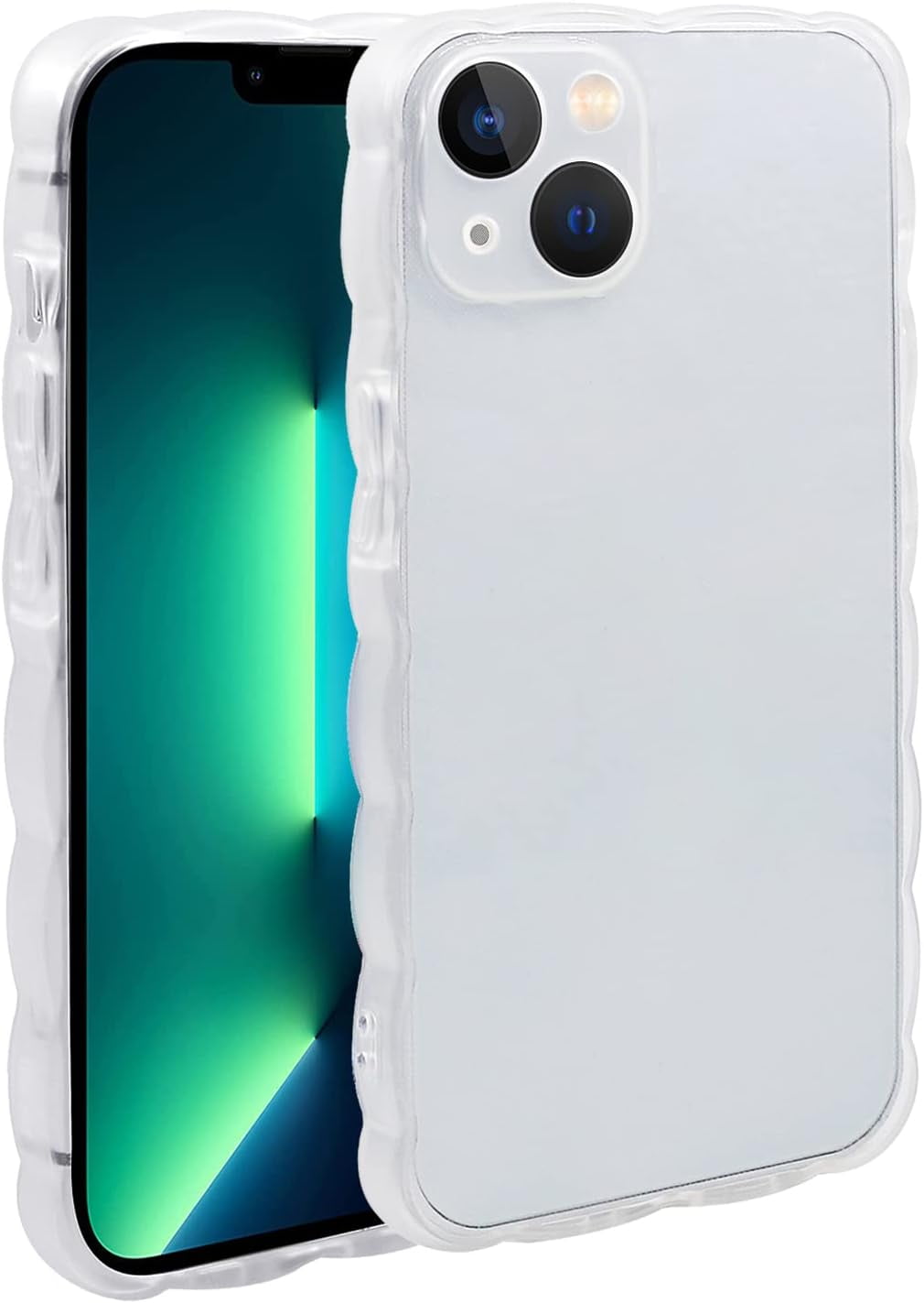 iPhone 13 Case, Clear Shockproof Kawaii TPU Phone Case for iPhone 13 (6 ...