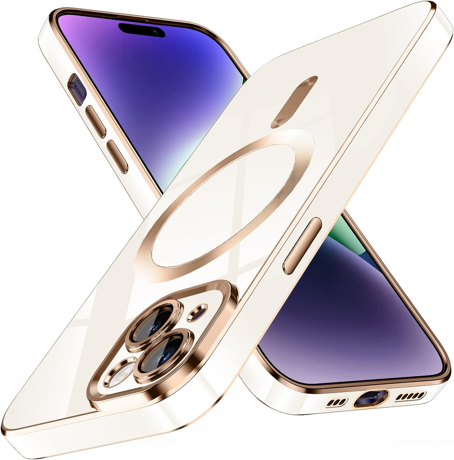 for iPhone 13 Case,[Compatible with Magsafe],[10 FT Military Grade Drop ...