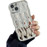 for iPhone 13 Case Cute Wavy Edge Water Ripple Pattern Design Wave ...