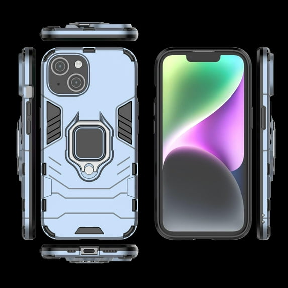 for iPhone 13 Case Heavy Duty Sturdy Shockproof Rugged Hard PC+Soft TPU ...