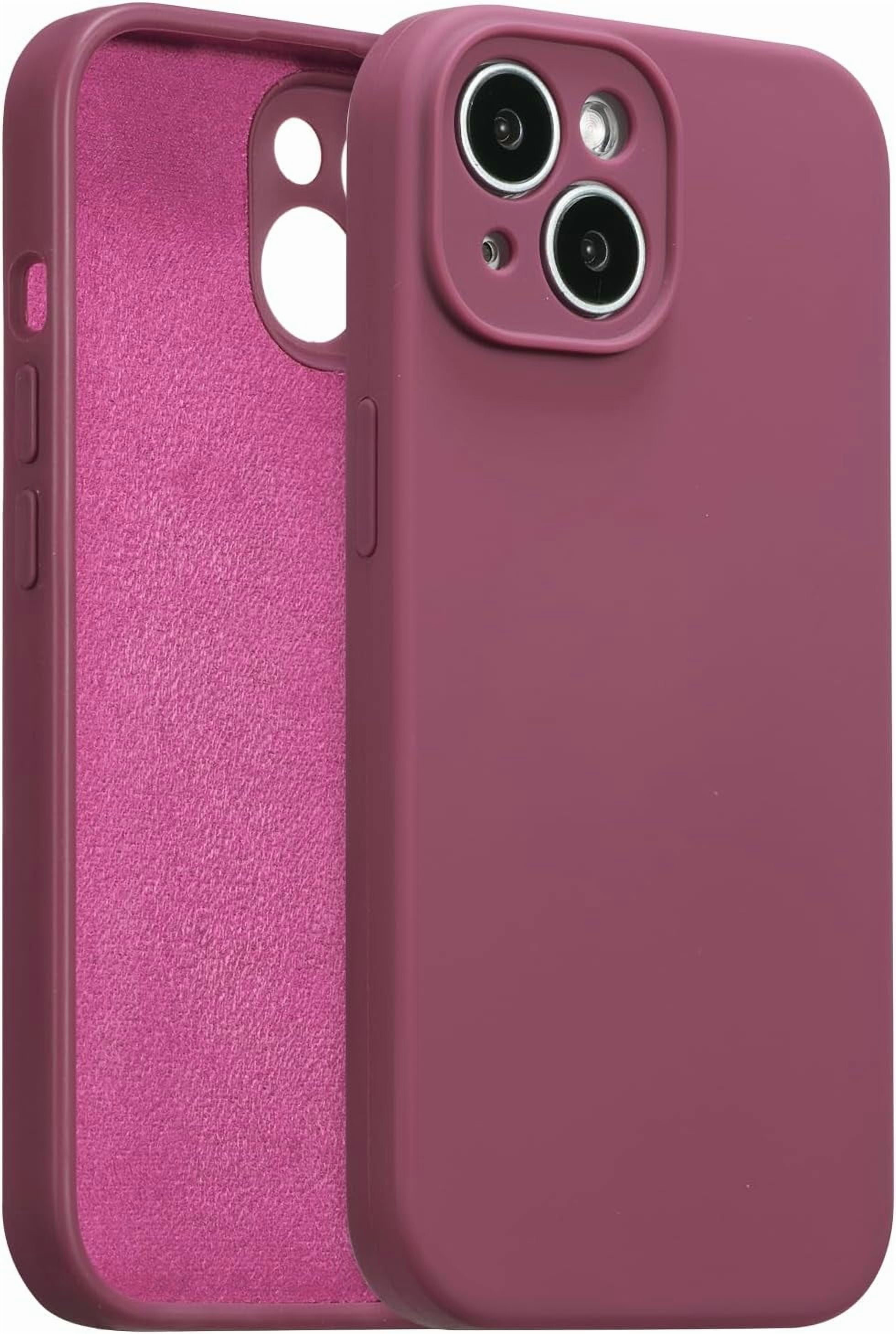 for iPhone 13 Case Silicone, with [Full Camera Protection][Soft Anti ...