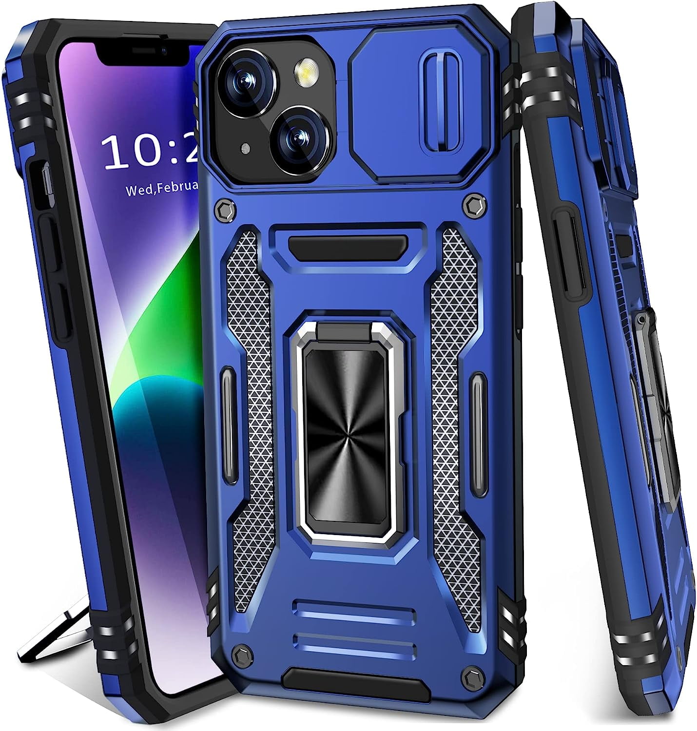 for iPhone 13 Case iPhone 14 Case with Slide Camera Cover iPhone 14 ...