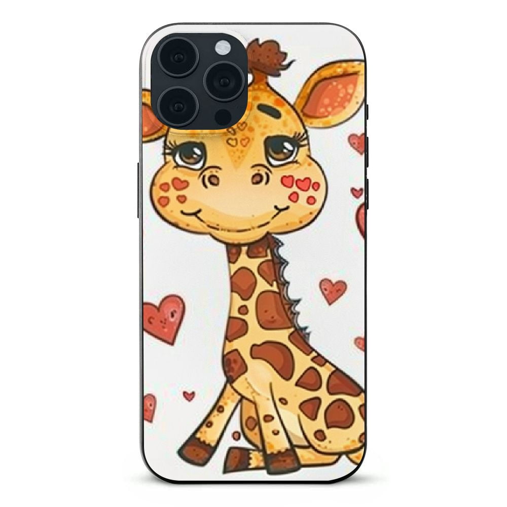 iPhone 13 Cute Heart Giraffe Case - Walmart.com