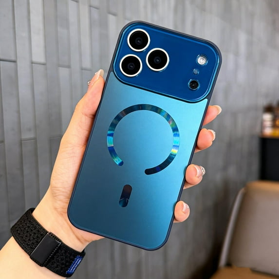 for iPhone 13 Magnetic Case, Hybrid Case with Camera Lens Protector ...