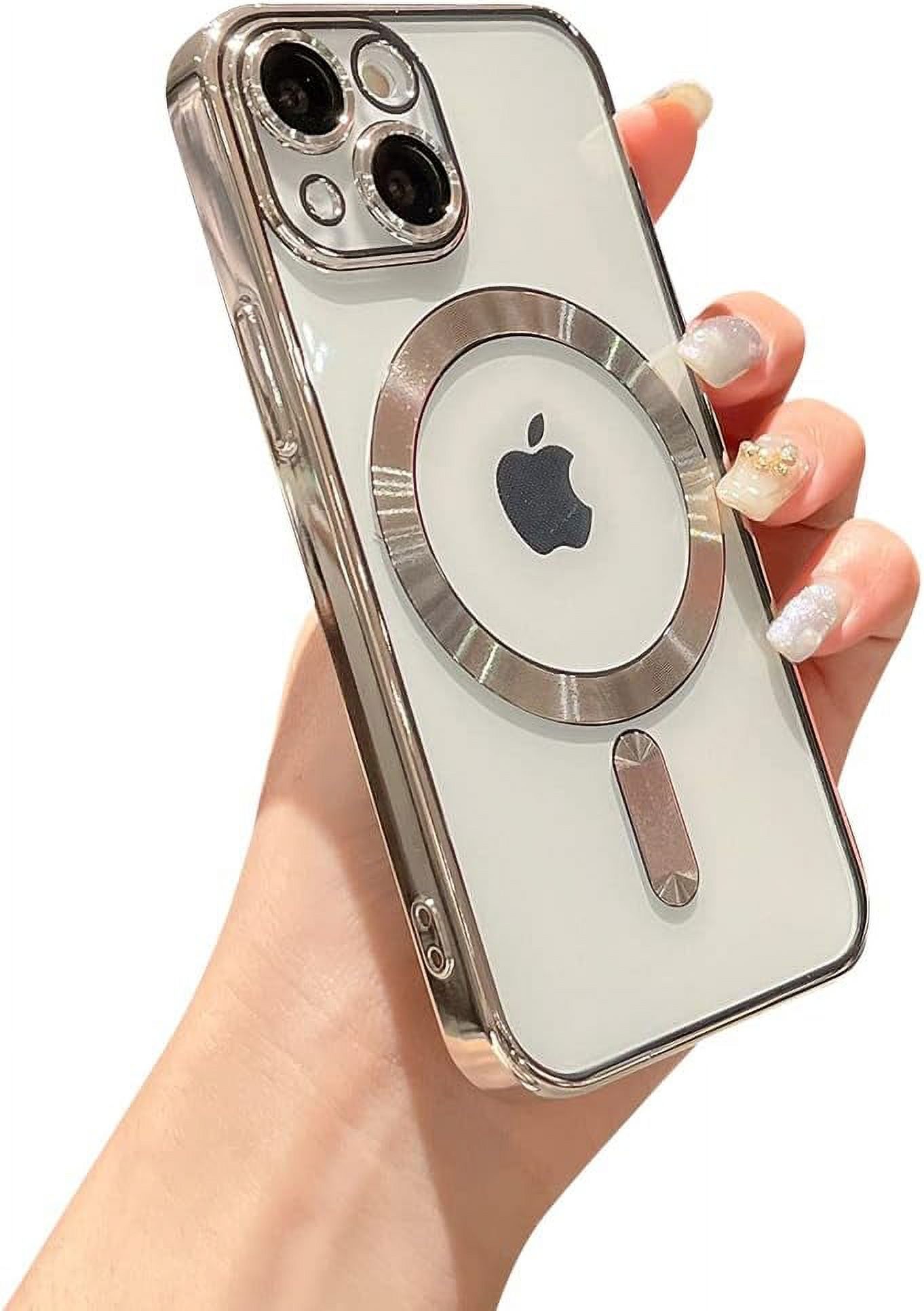 for iPhone 13 Mini Case Clear with Camera Lens Protector Full ...