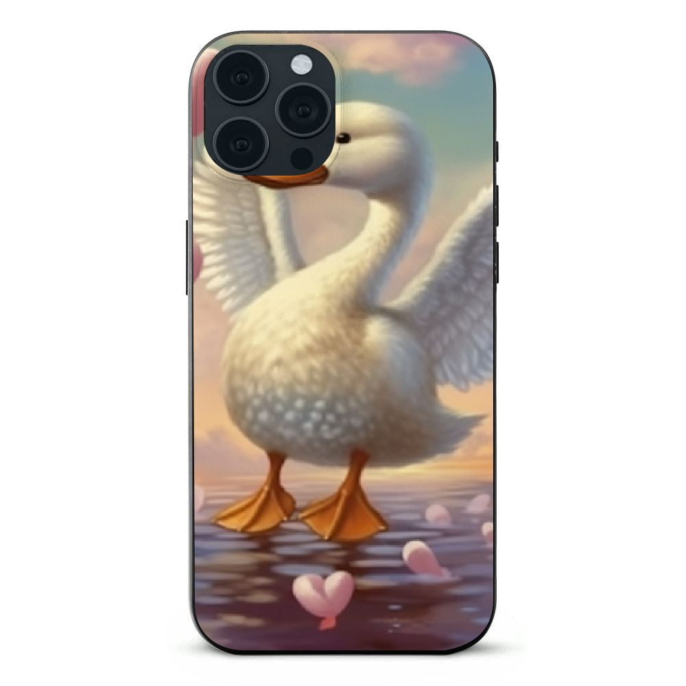 iPhone 13 Pro Angelic Duck With Wings And Halo On Cloud For Children ...