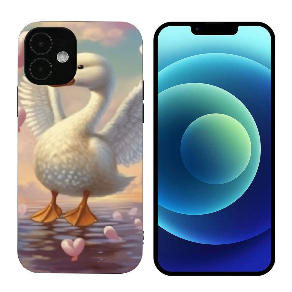 iPhone 13 Pro Angelic Duck With Wings And Halo On Cloud For Children ...
