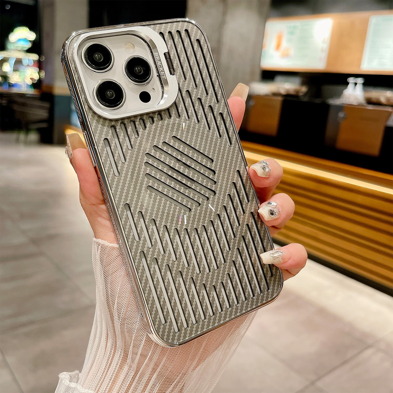 for iPhone 13 Pro Case with [Mag-Safe Wireless Charging] Carbon Fiber ...