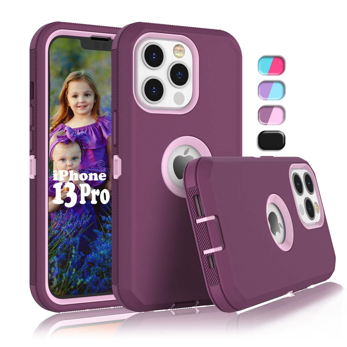 iPhone 13 Pro Cases, Sturdy Phone Case for iPhone 13 Pro 6.1", Tekcoo ...