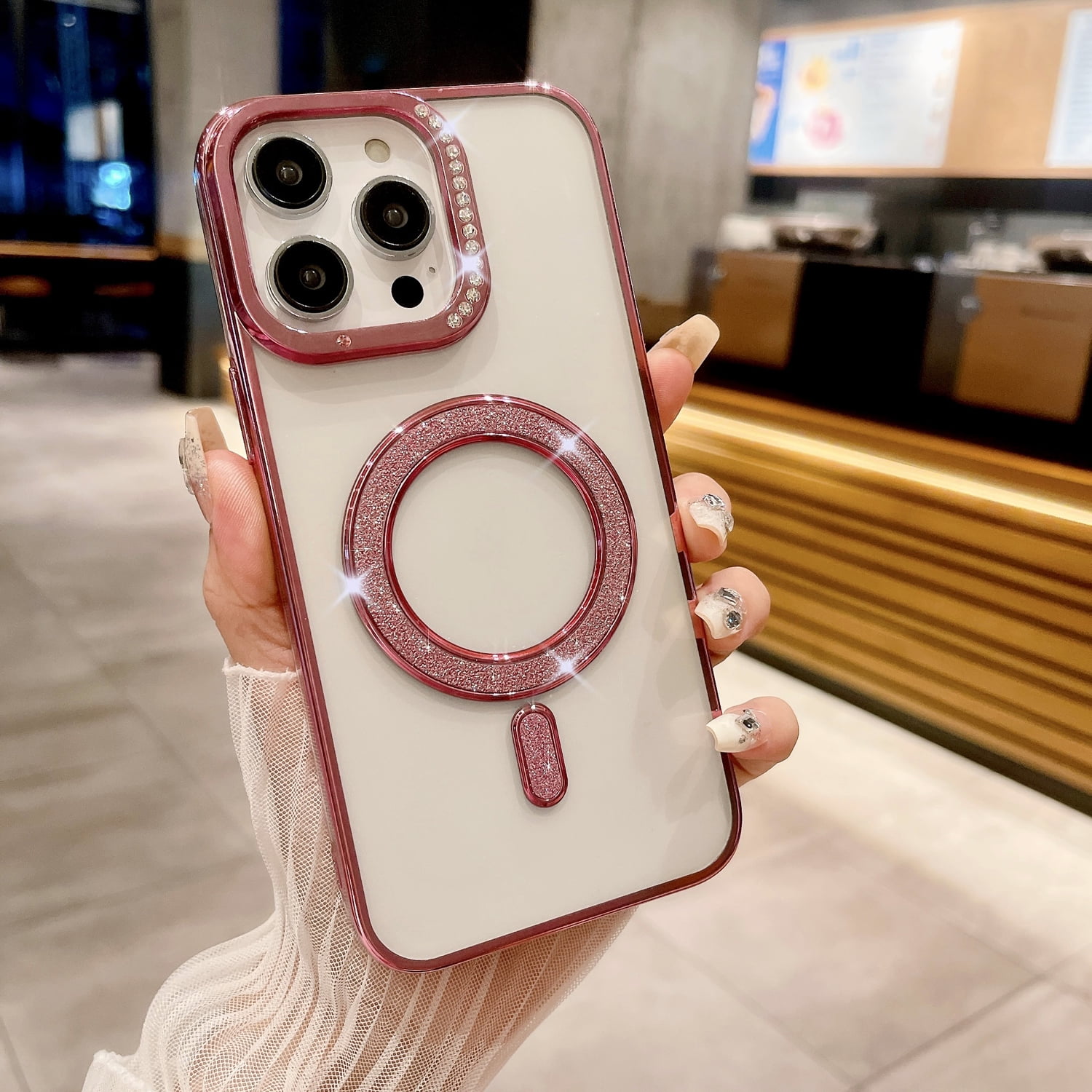 for iPhone 13 Pro Clear Case, Compatible with Mag-Safe, Shockproof ...