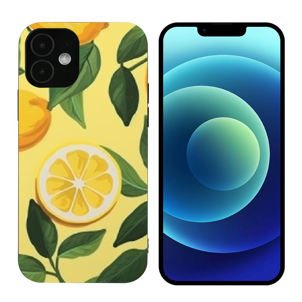 iPhone 13 Pro Cute Lemon Fruit Pattern Yellow Citrus Design, Lemons ...