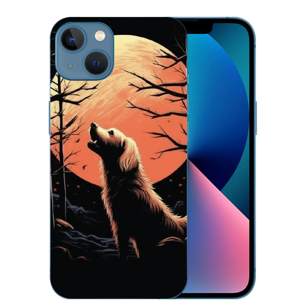 iPhone 13 Pro Golden Doodle Dog Breed Pet - Moon Howling Case - Walmart.com