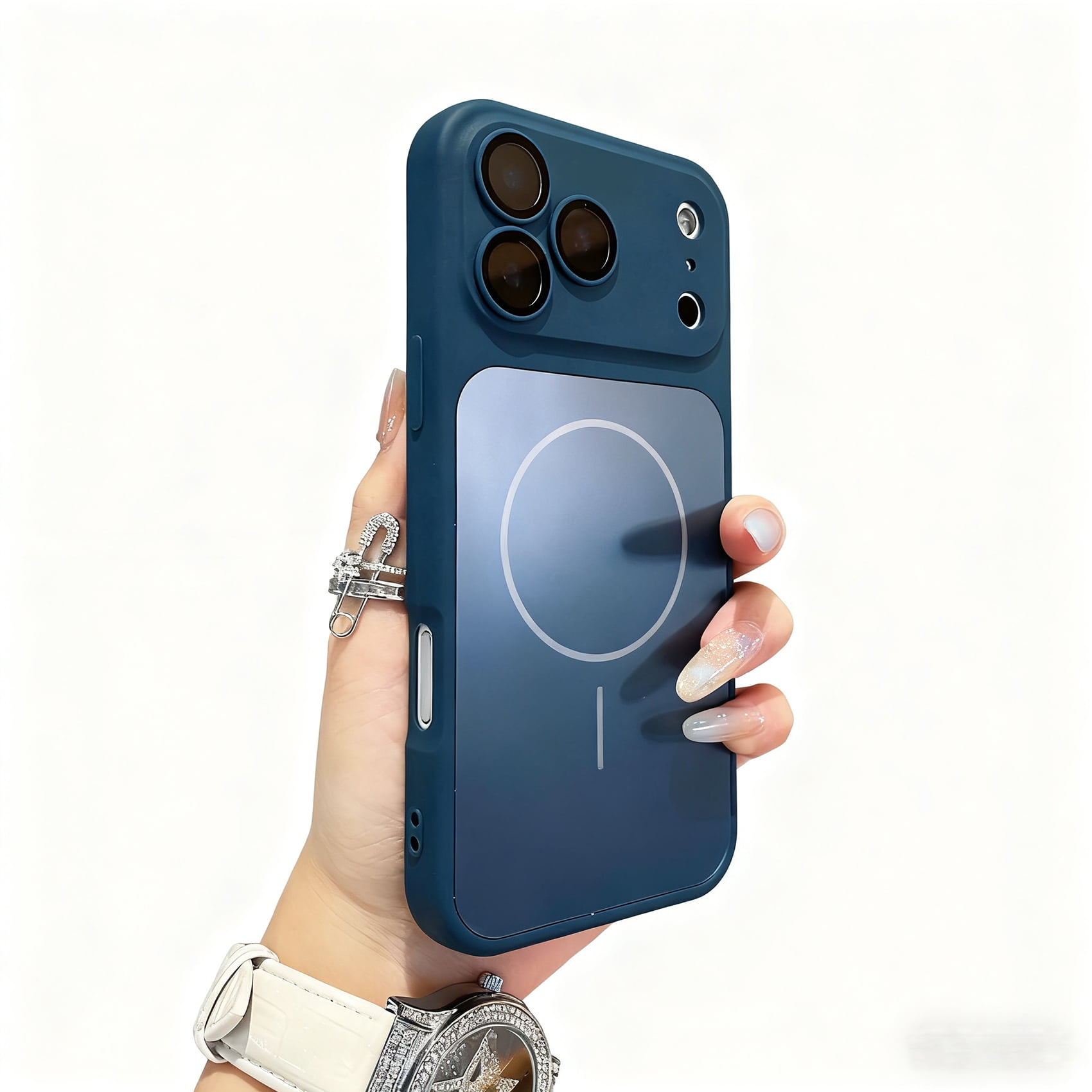 for iPhone 13 Pro Luxury Magnetic Case, Change to iPhone 17 Pro Max ...