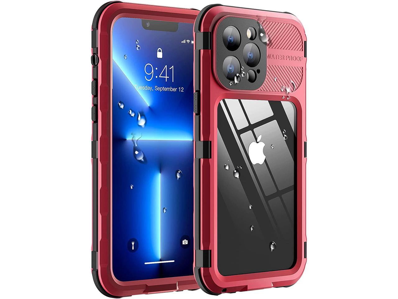 iPhone 13 Pro Max 6.7 inch Waterproof Metal Case - Built-in [Screen ...