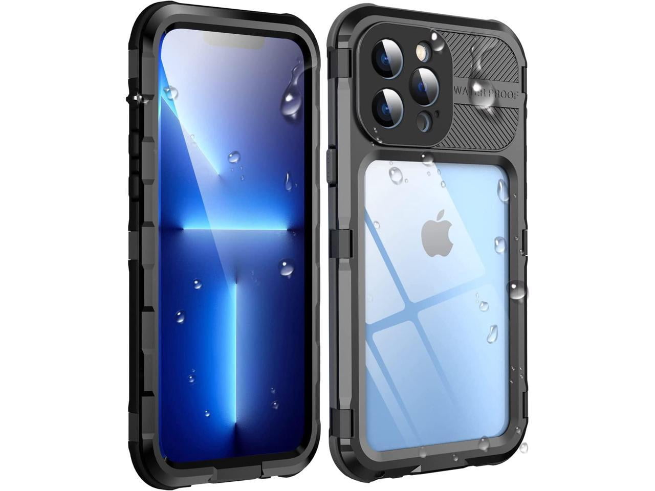 iPhone 13 Pro Max 6.7 inch Waterproof Metal Case - Built-in [Screen ...