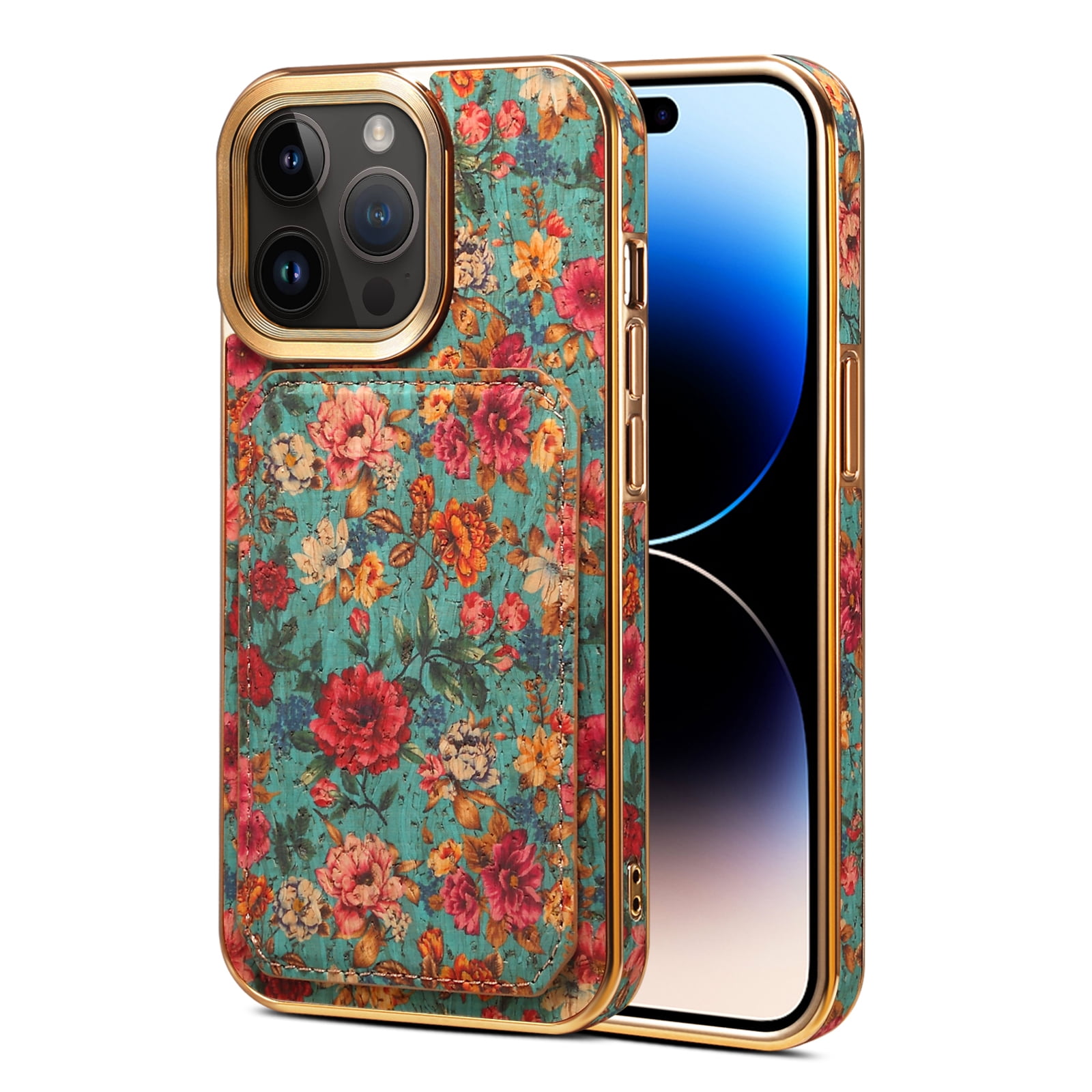 for iPhone 13 Pro Max Back Case, Luxury Ultra Slim Shockproof PU ...