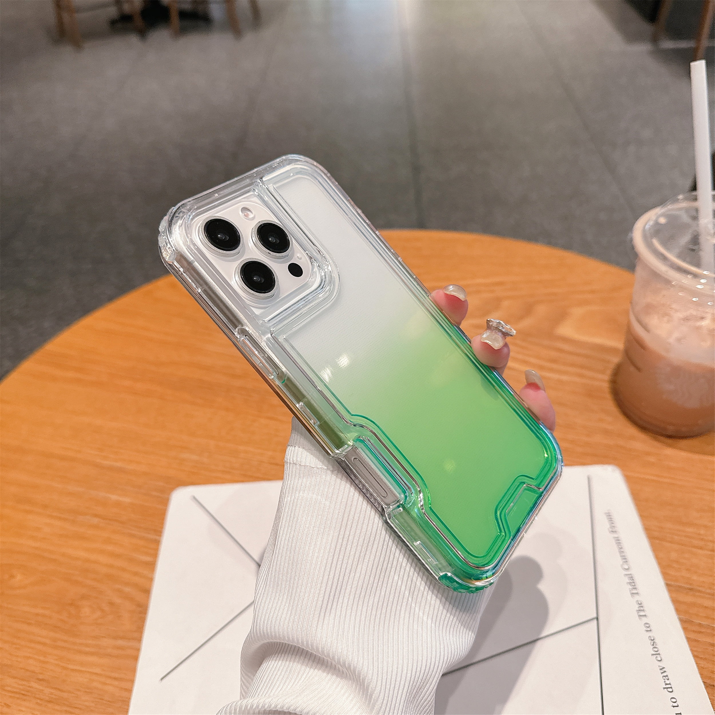 for iPhone 13 Pro Max Case Clear, Transparent Hybrid Crystal iPhone 13 ...