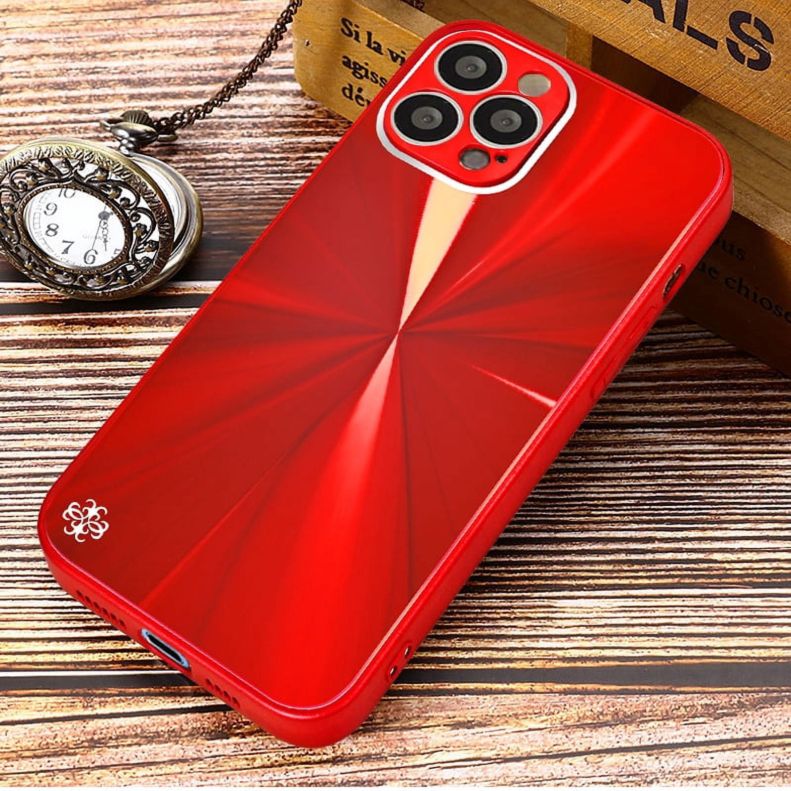 iPhone 13 Pro Max Case,Dteck Shockprof Tempered Glass Back Protective ...