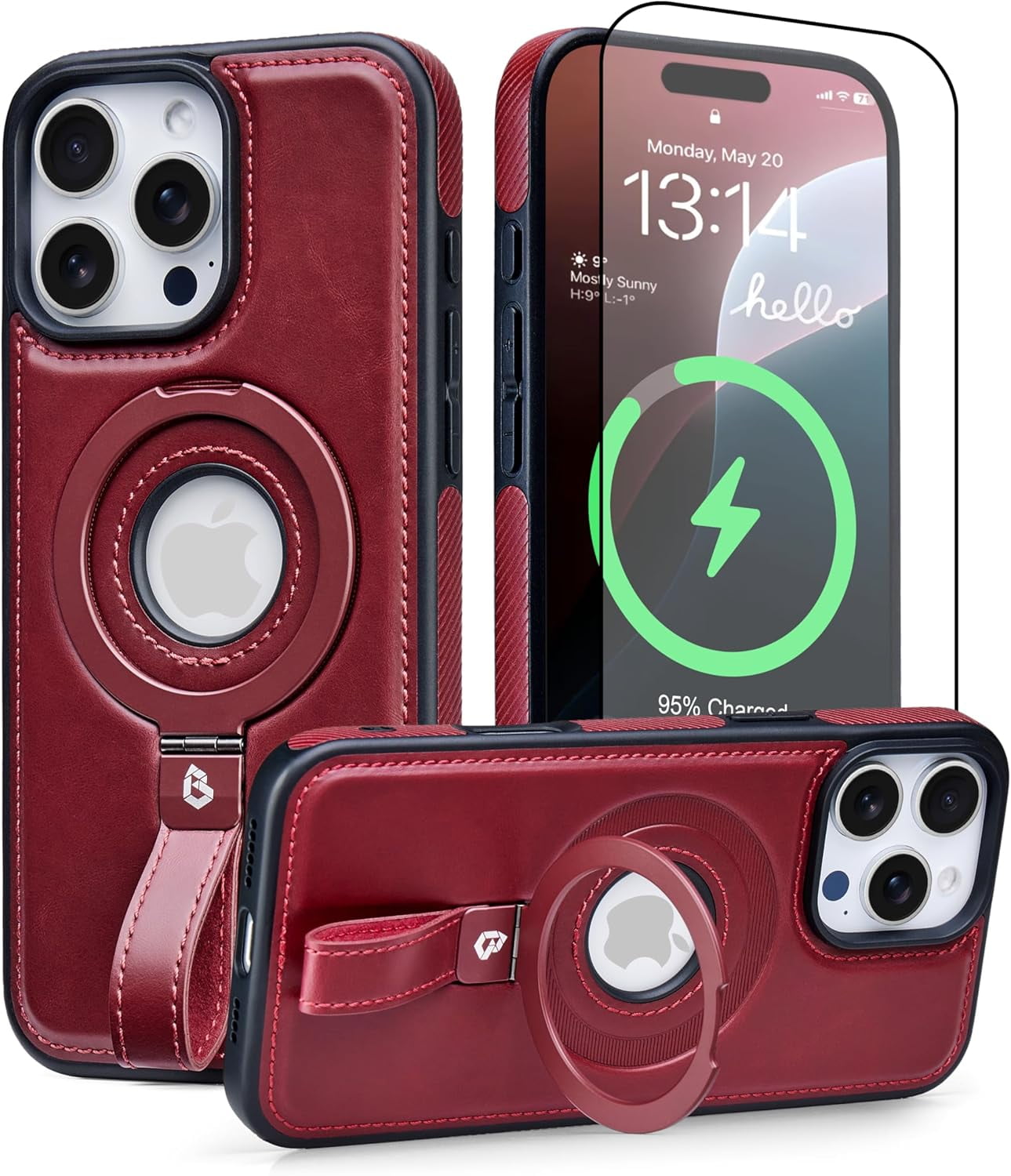 for iPhone 13 Pro Max Case Leather | iPhone 13 Pro Max Leather Case ...
