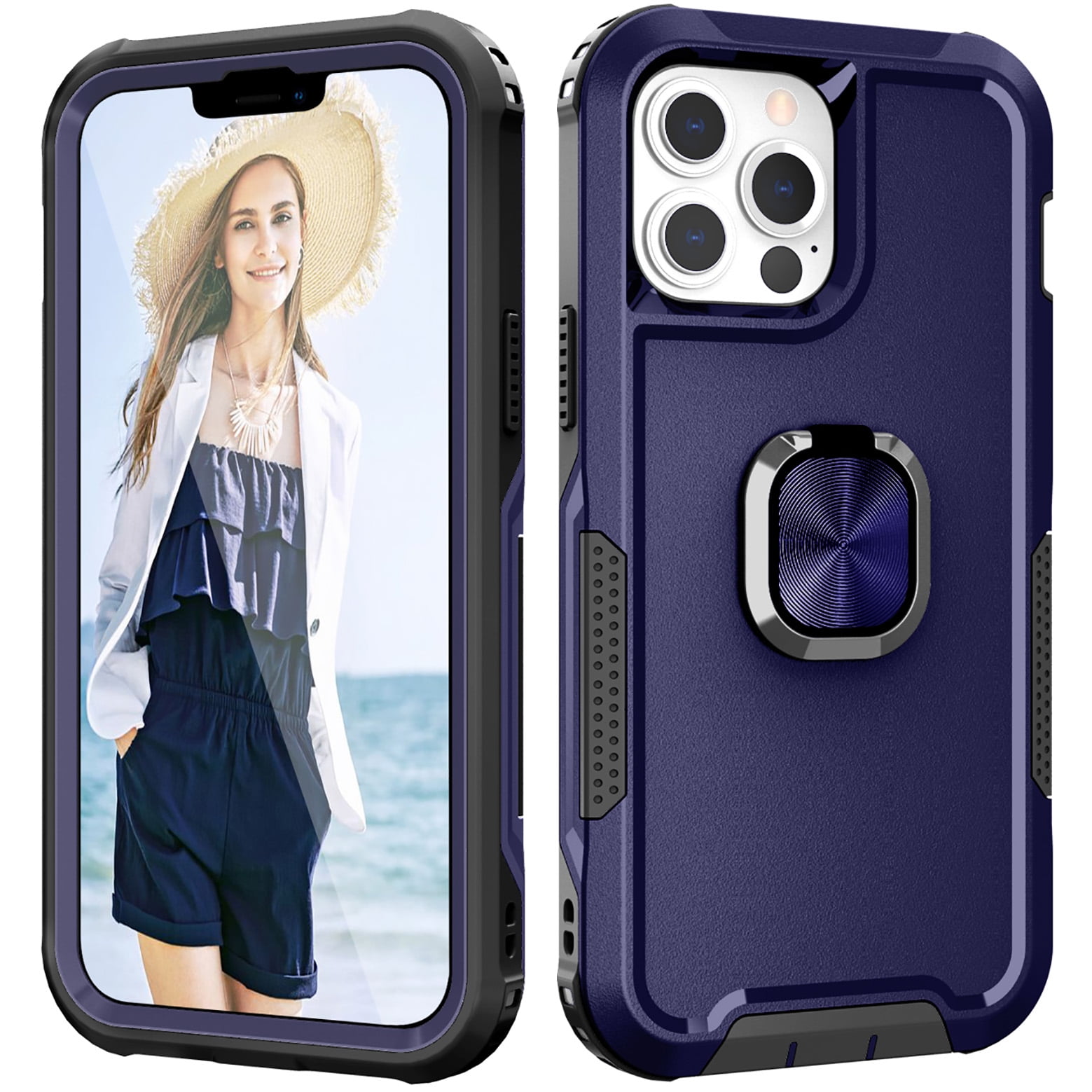 for iPhone 13 Pro Max Case, Rugged Shockproof Heavy Duty Soft TPU ...