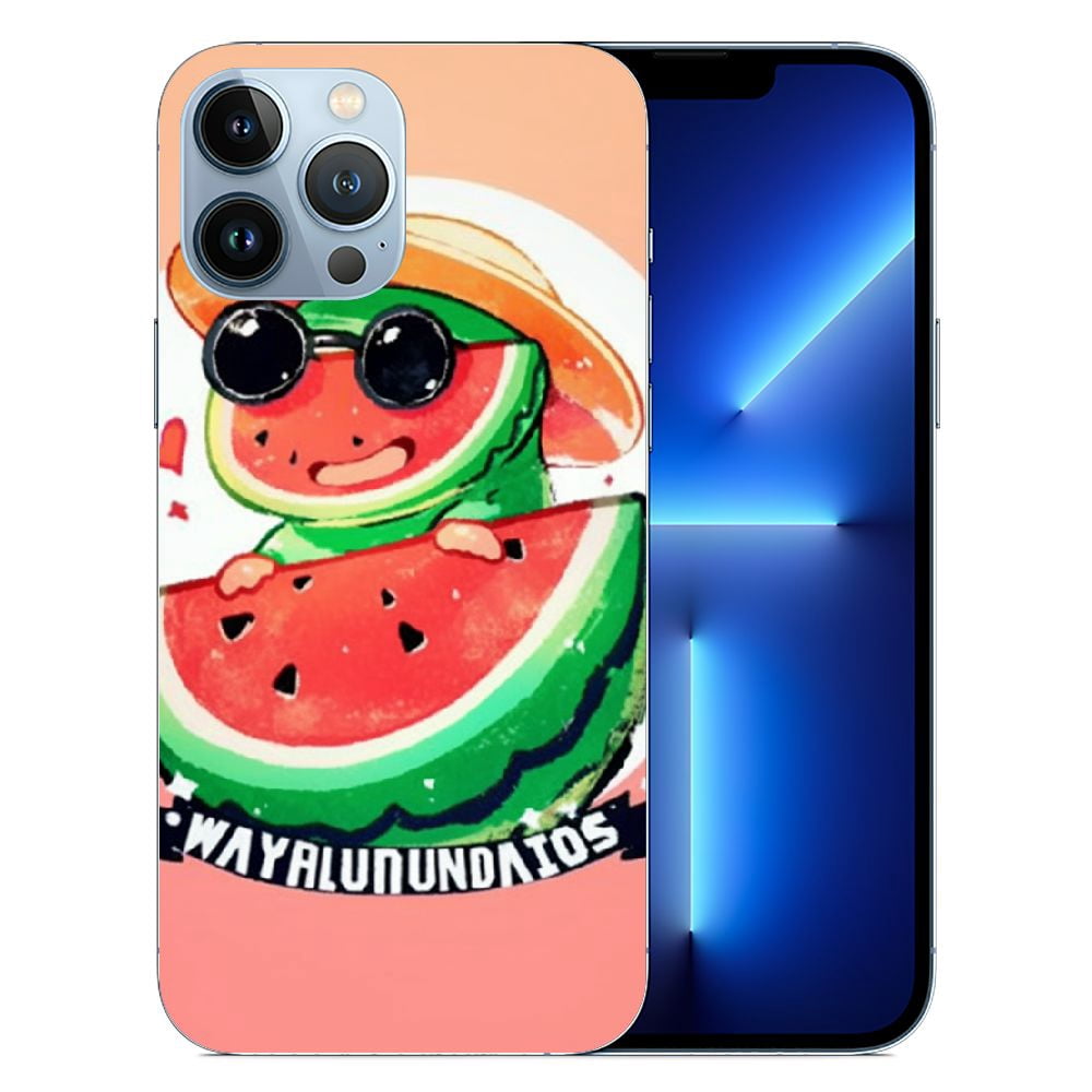 iPhone 13 Pro Max Funny Melonsaurus Watermelon Dinosaur Summer Tropical ...