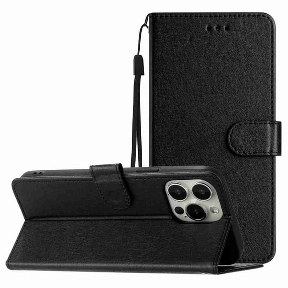 for iPhone 13 Pro Max Wallet Case, Faux Leather Flip Folio Phone Cover ...