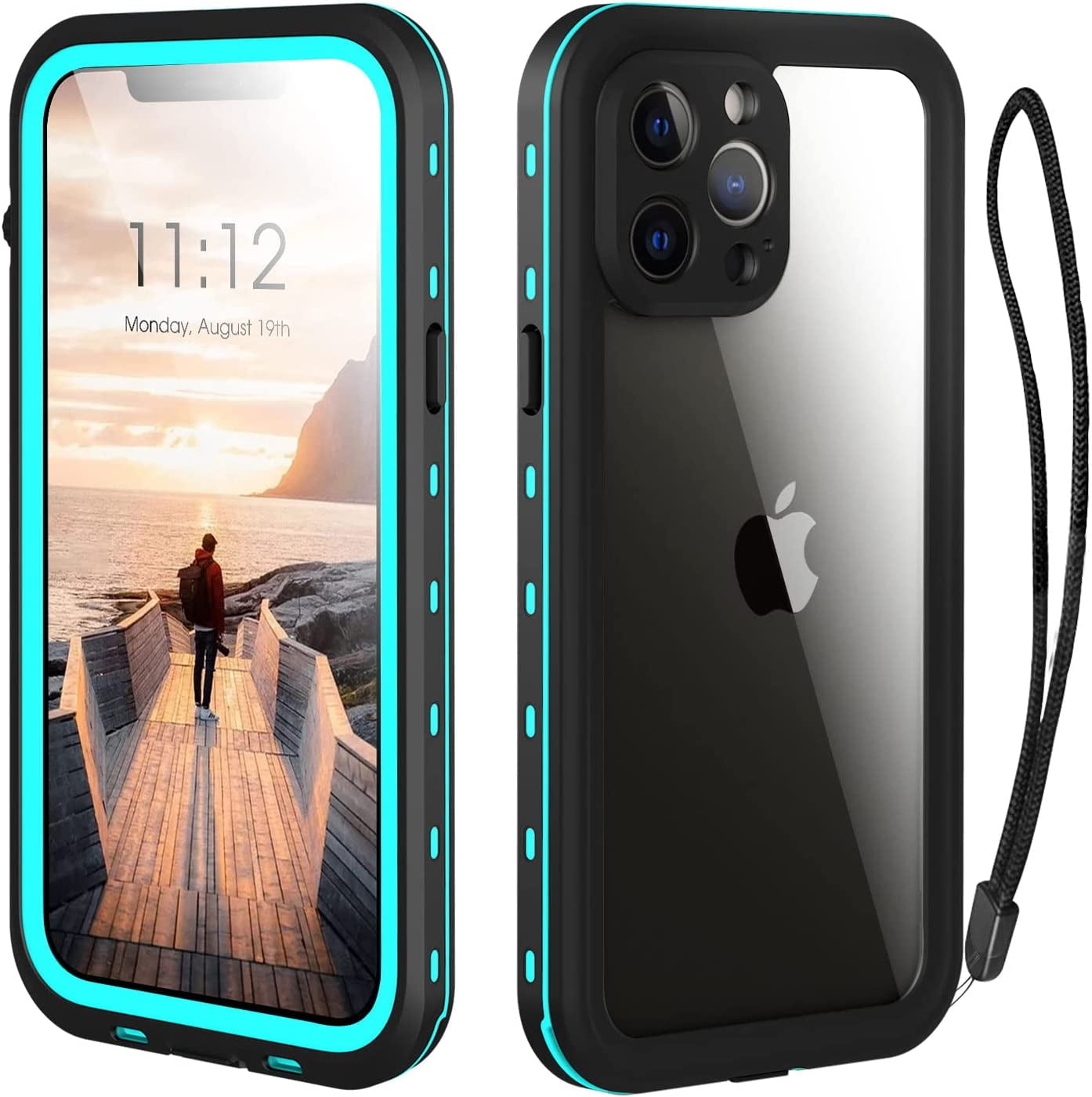 iPhone 13 Pro Max Waterproof Case - IP68 Shockproof Dustproof Full ...