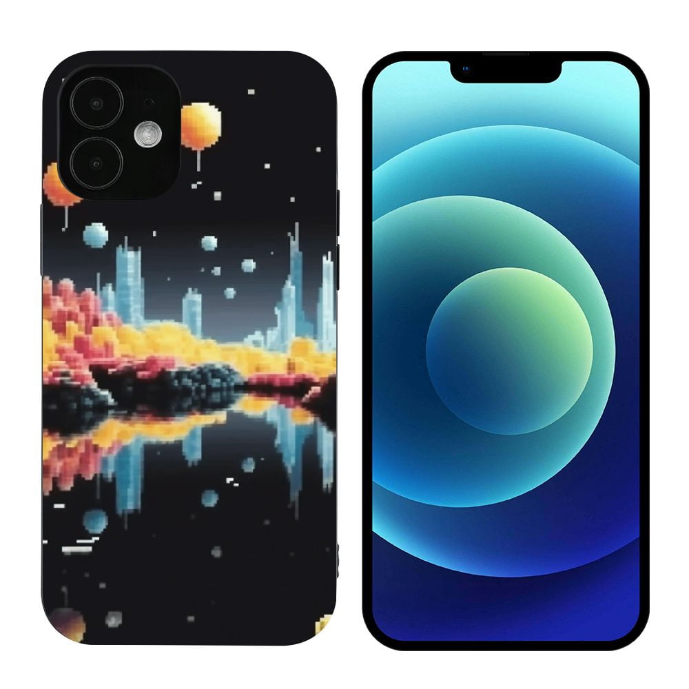 iPhone 13 Retro Pixel Art Video Game Design Case - Walmart.com