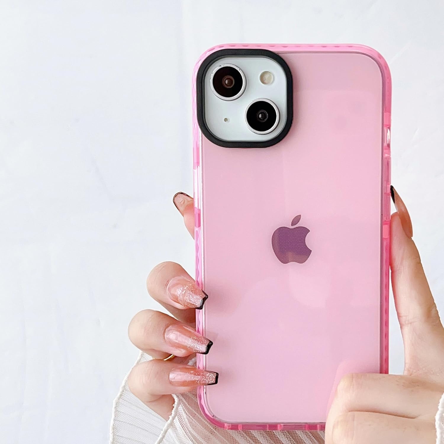 for iPhone 13/iPhone 14 Phone Case, Neon Clear Fluorescent Transparent ...