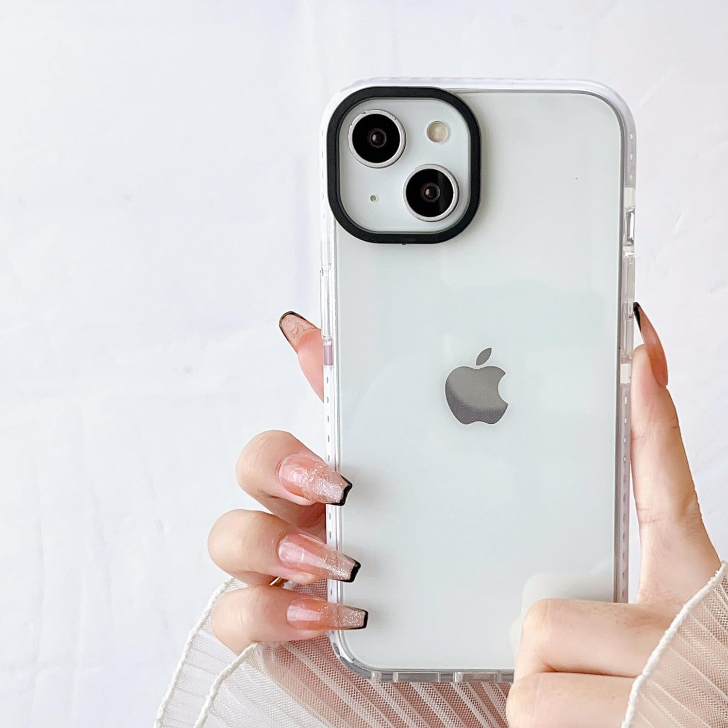 for iPhone 13/iPhone 14 Phone Case, Neon Clear Fluorescent Transparent ...