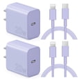 Coreykin iPhone Charger, 20W USB-C Fast Charger, 6FT Lightning Cable, 2 ...