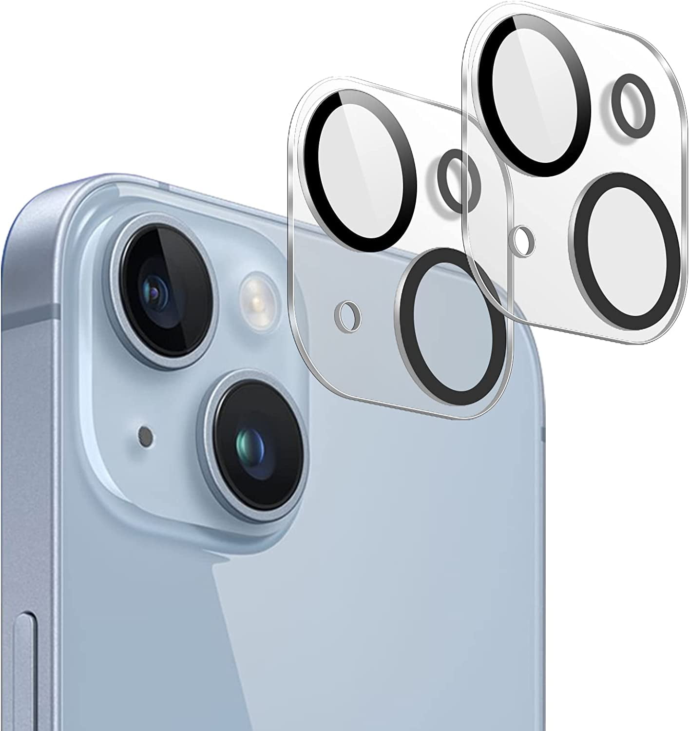 for iPhone 14/14 Plus Camera Lens Protector, 2 Pack Dula Camera Shield ...
