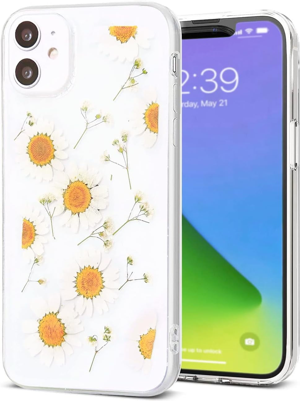 for iPhone 14 Case Clear with Design Bling Glitter Sparkle Aesthetic ...