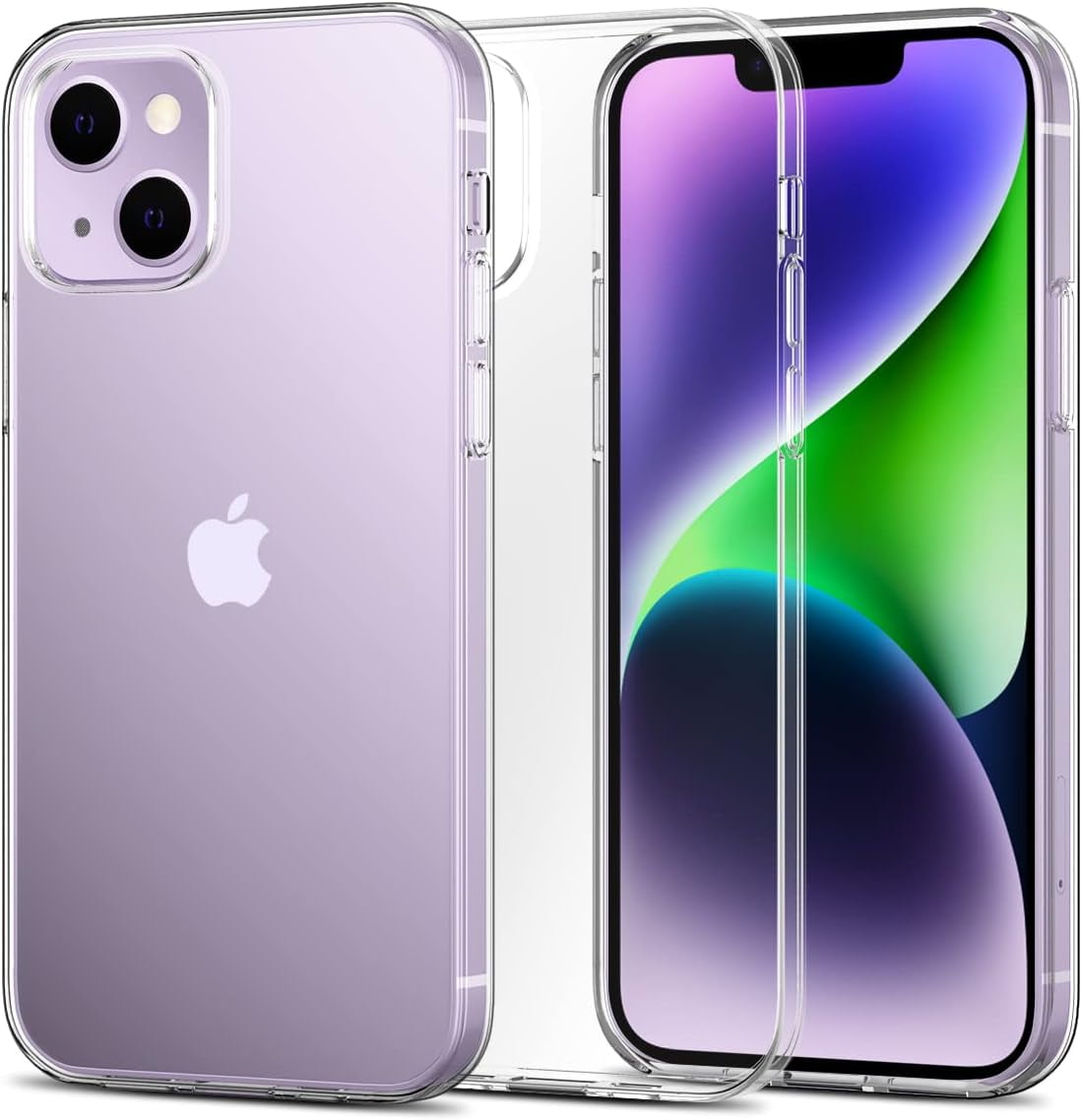 iPhone 14 Case Clear, Ultra [Slim Thin] Flexible TPU Anti-Scratch Gel ...
