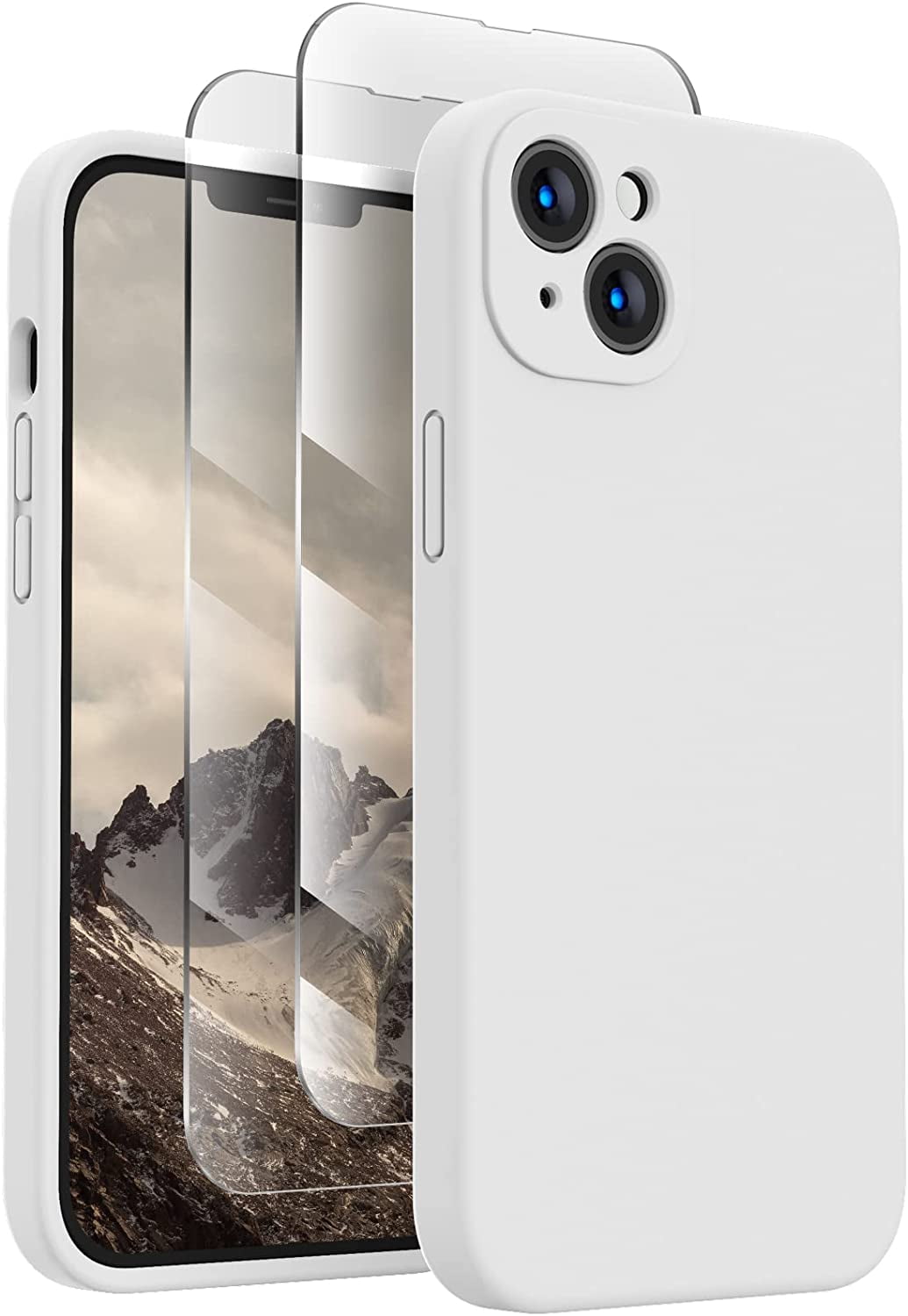 for iPhone 14 Case, Silicone Upgraded [Camera Protection] Phone Case ...