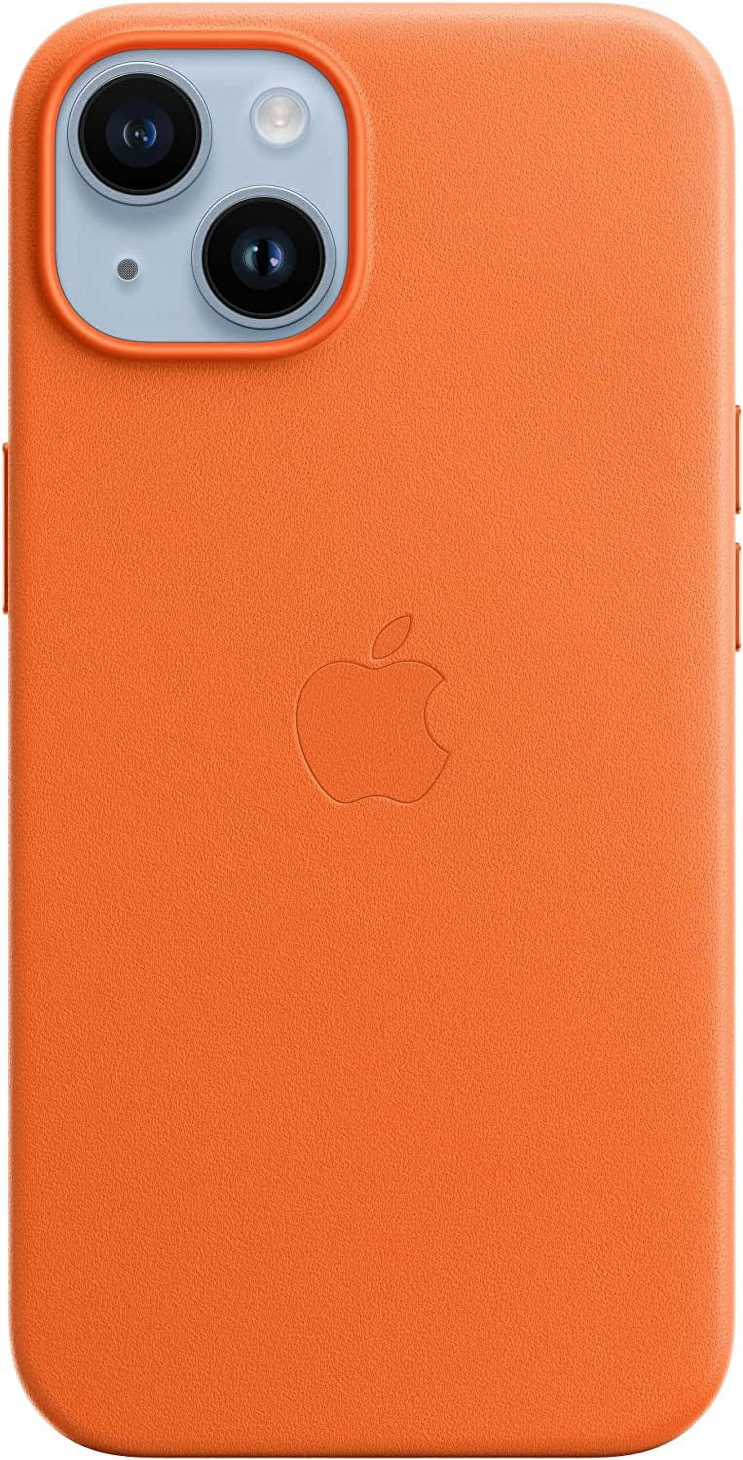 iPhone 14 Leather Case with MagSafe - Orange - Walmart.com
