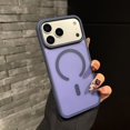 for iPhone 14 Magnetic Case, Luxury Matte Translucent Silicone Drop ...