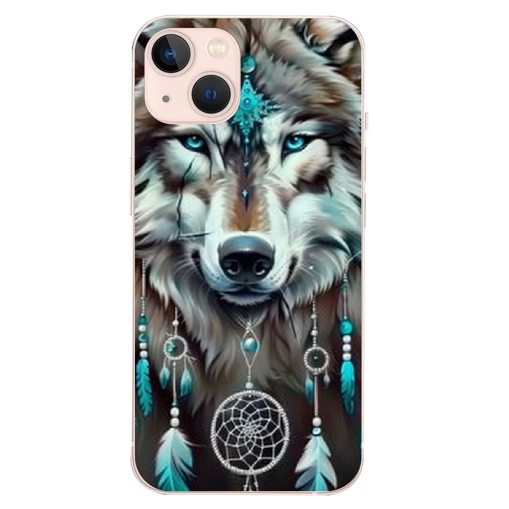 iPhone 14 Native American Feathers Aesthetic Dreamcatcher Tribal Wolf ...
